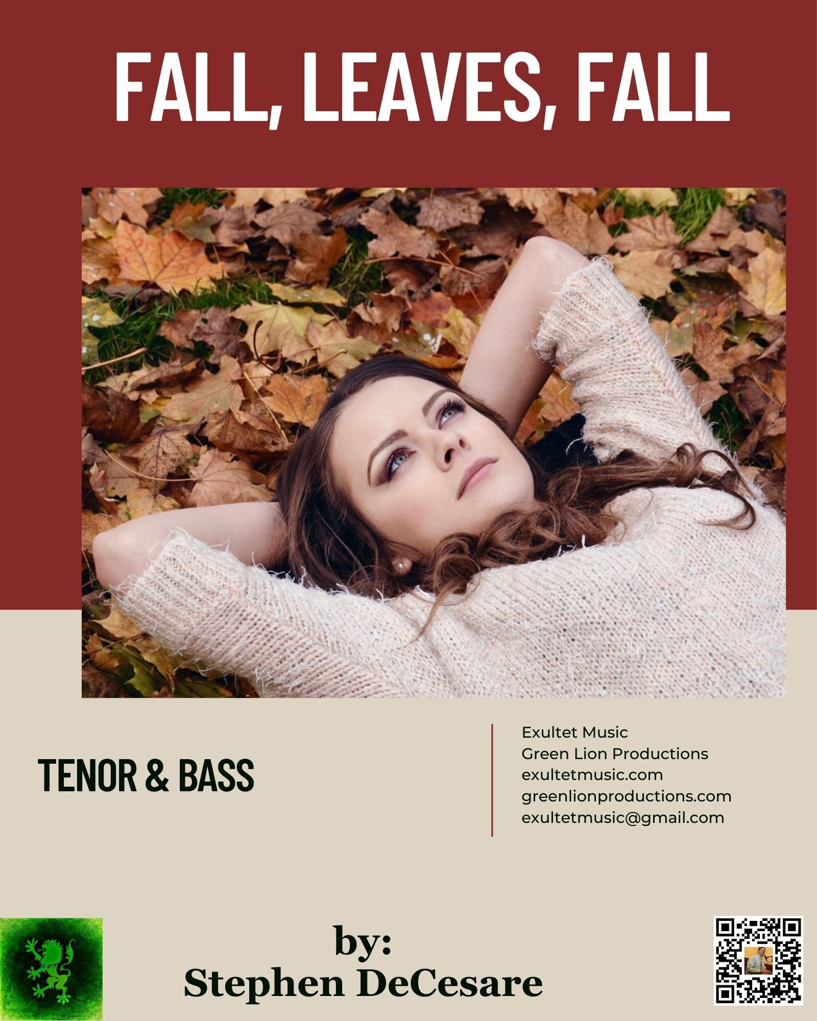 Fall, Leaves, Fall Vocal Sheet Music | J.W. Pepper