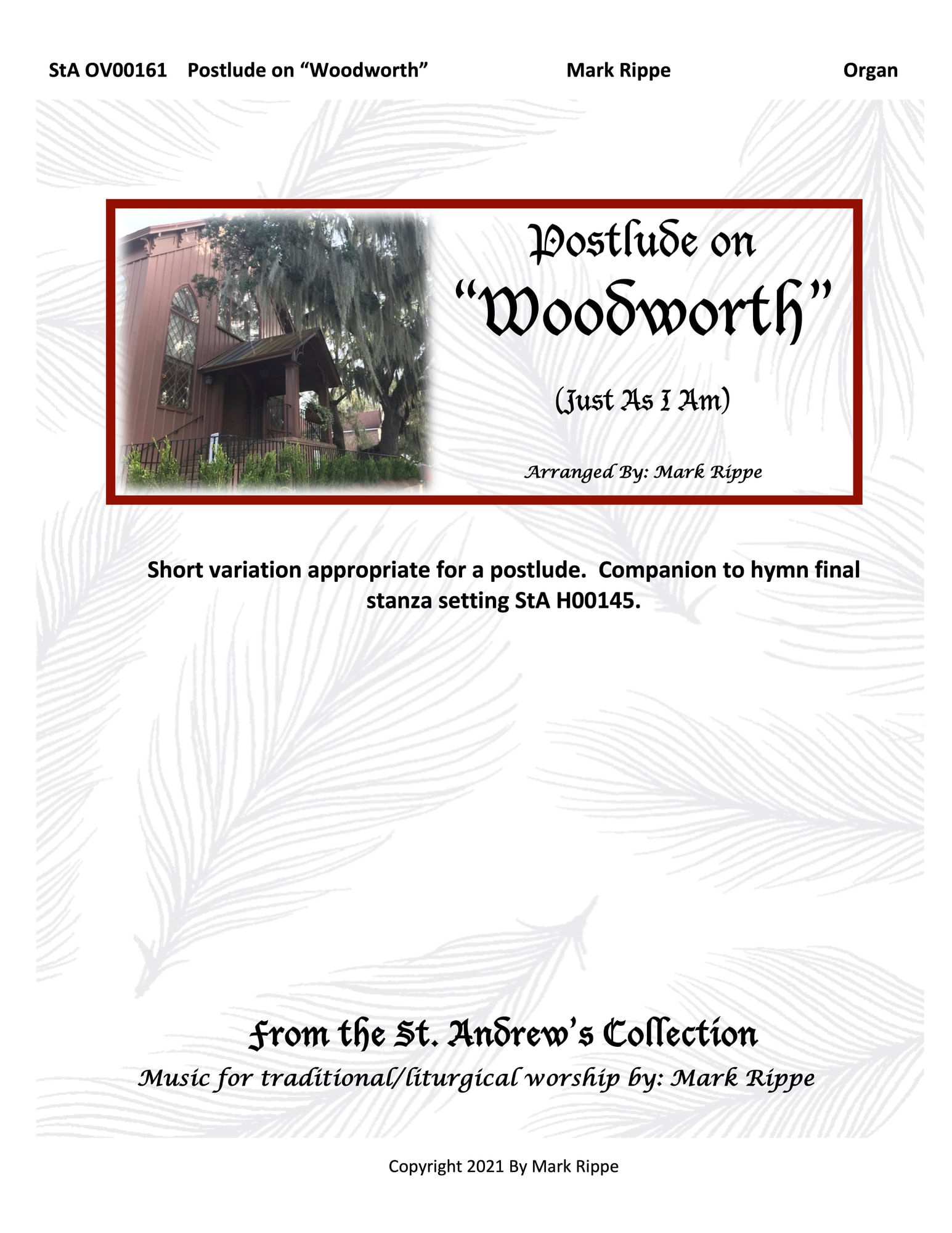 Postlude on "Woodworth" (StA OV00161) | J.W. Pepper