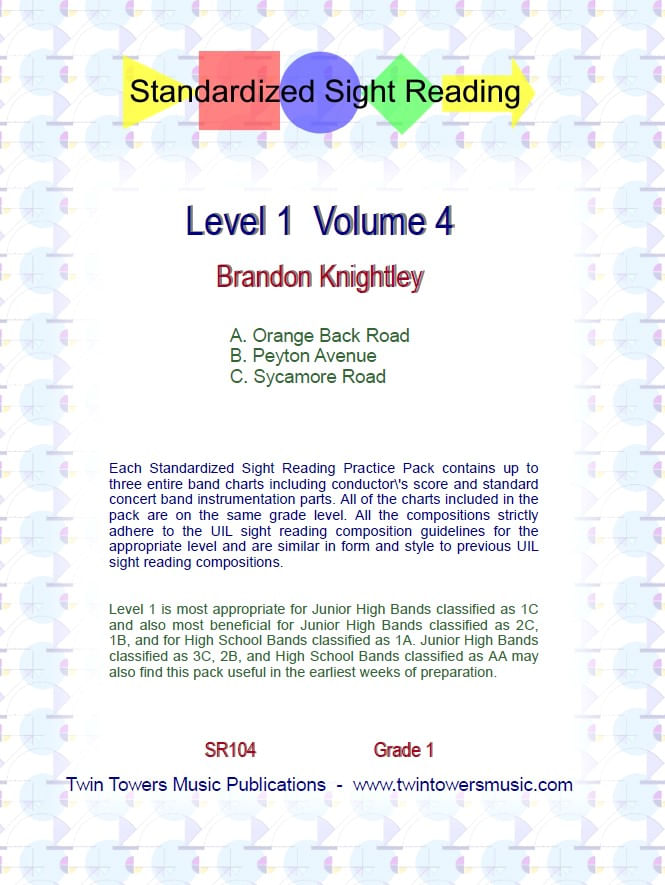 Sight Reading Practice Pack Level 1 Volume 4 | J.W. Pepper