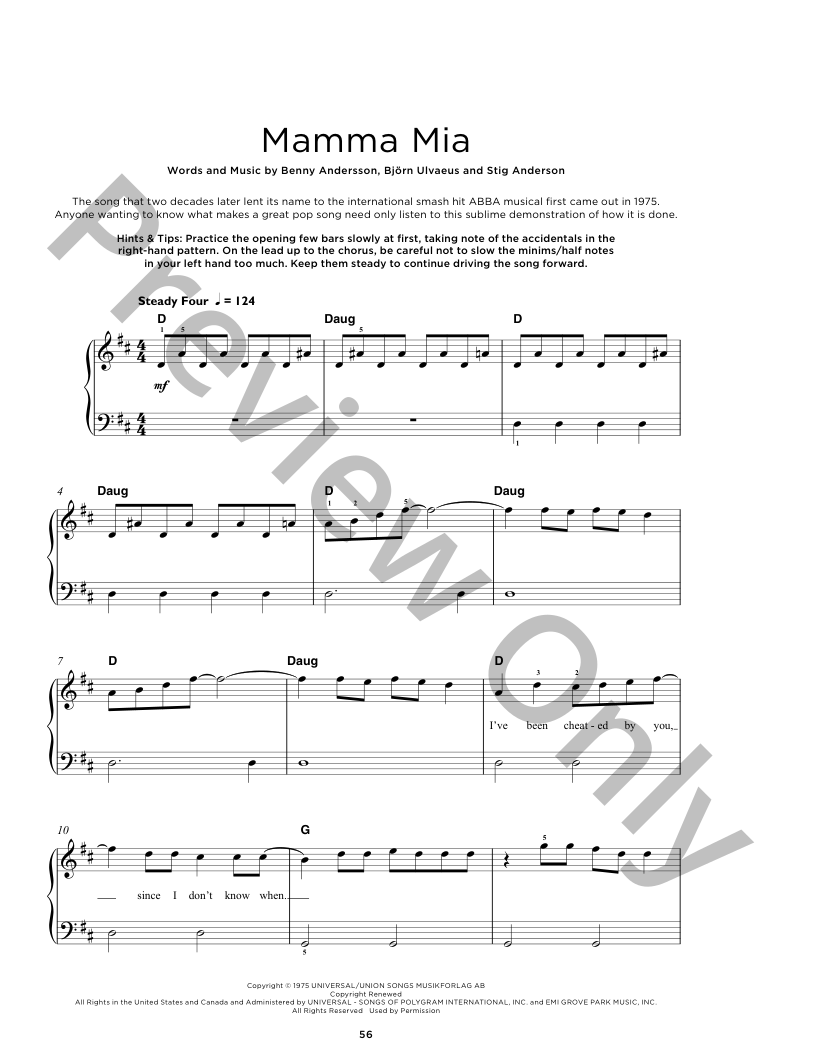 Mamma Mia | J.W. Pepper