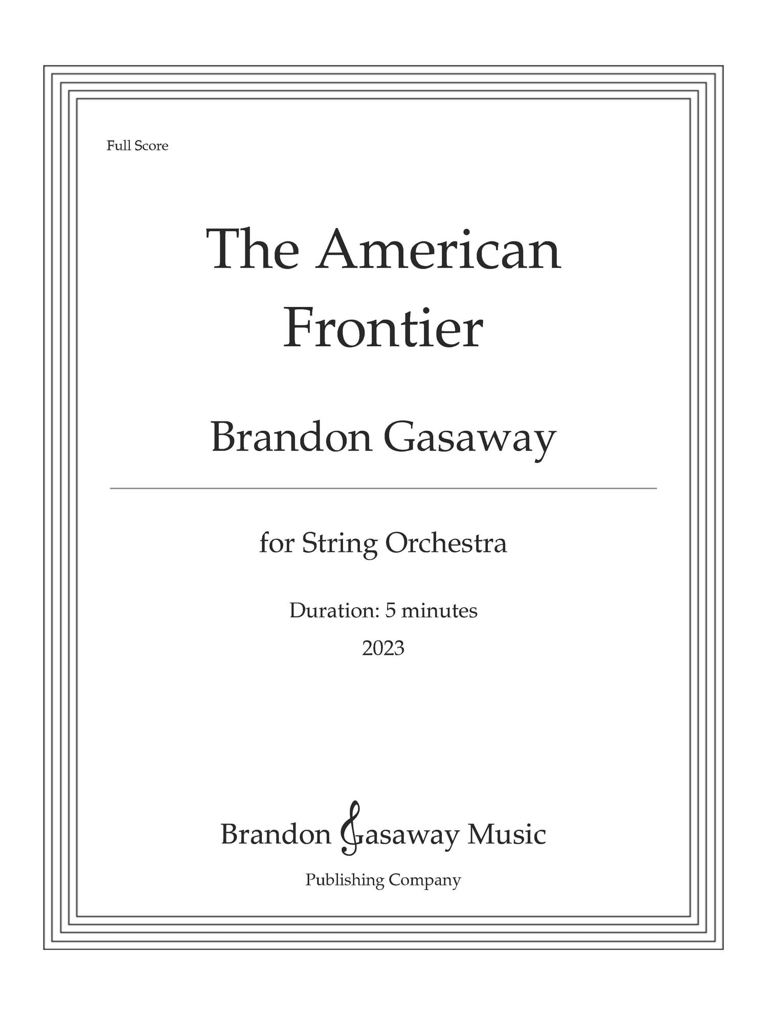 The American Frontier | J.W. Pepper