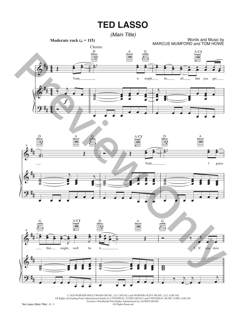 Ted Lasso (Main Theme) | J.W. Pepper