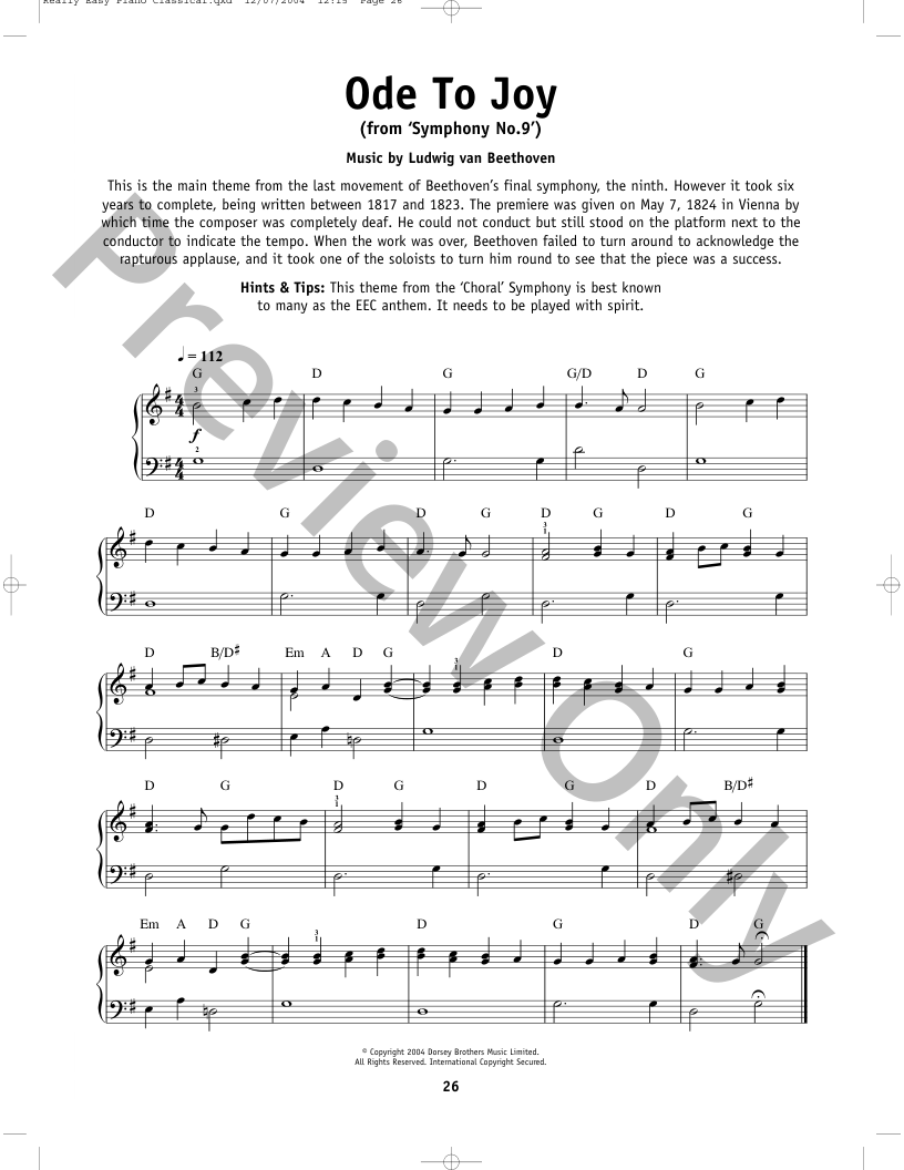 Ode To Joy | J.W. Pepper