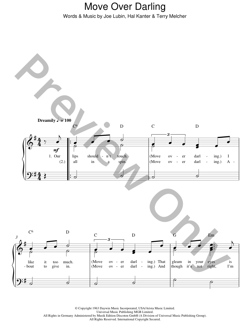 Move Over Darling | J.W. Pepper