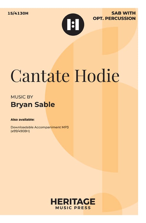 Cantate Hodie | J.W. Pepper