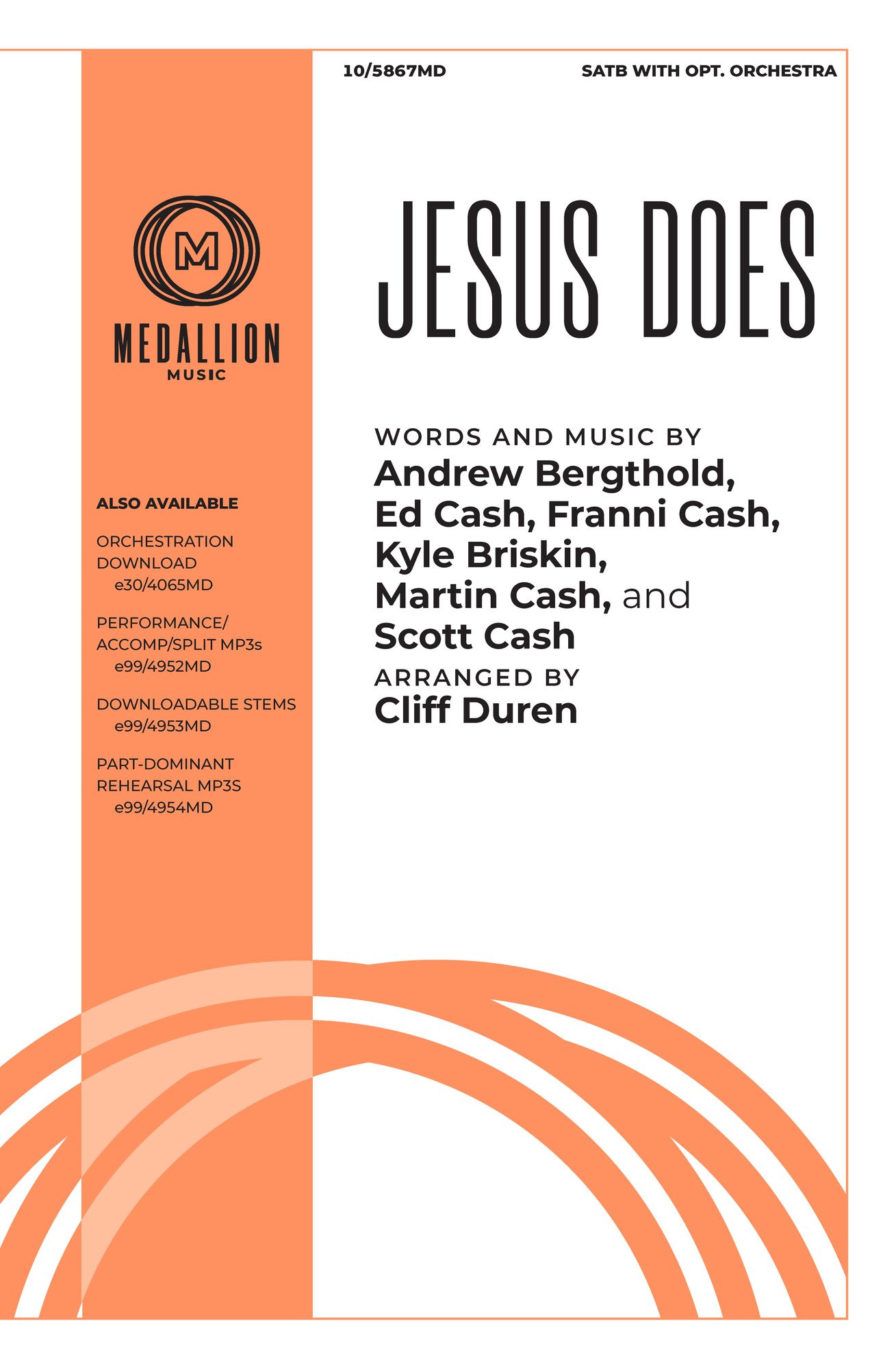 Jesus Does Choral Sheet Music | J.W. Pepper