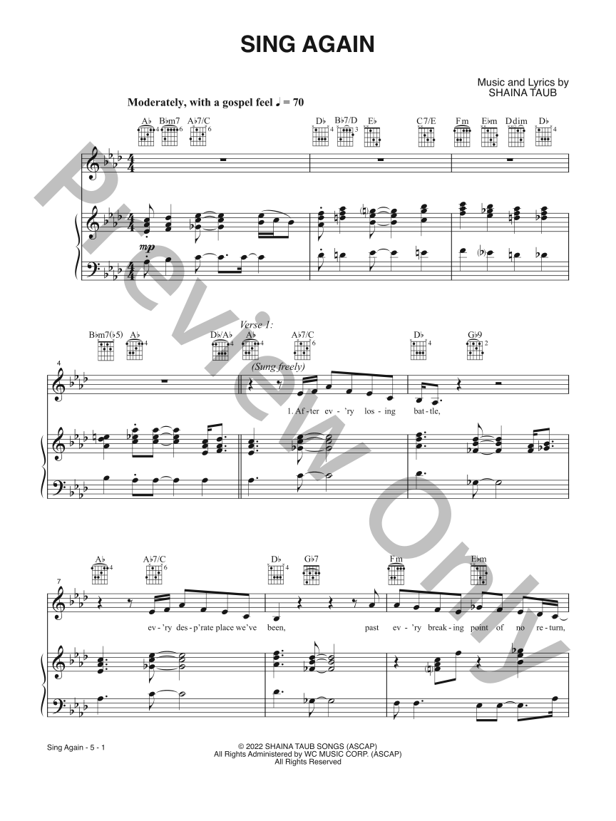 Sing Again | J.W. Pepper