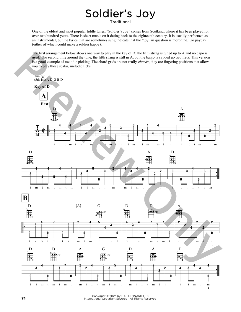 Soldier's Joy | J.W. Pepper