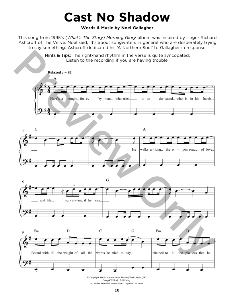 Cast No Shadow | J.W. Pepper