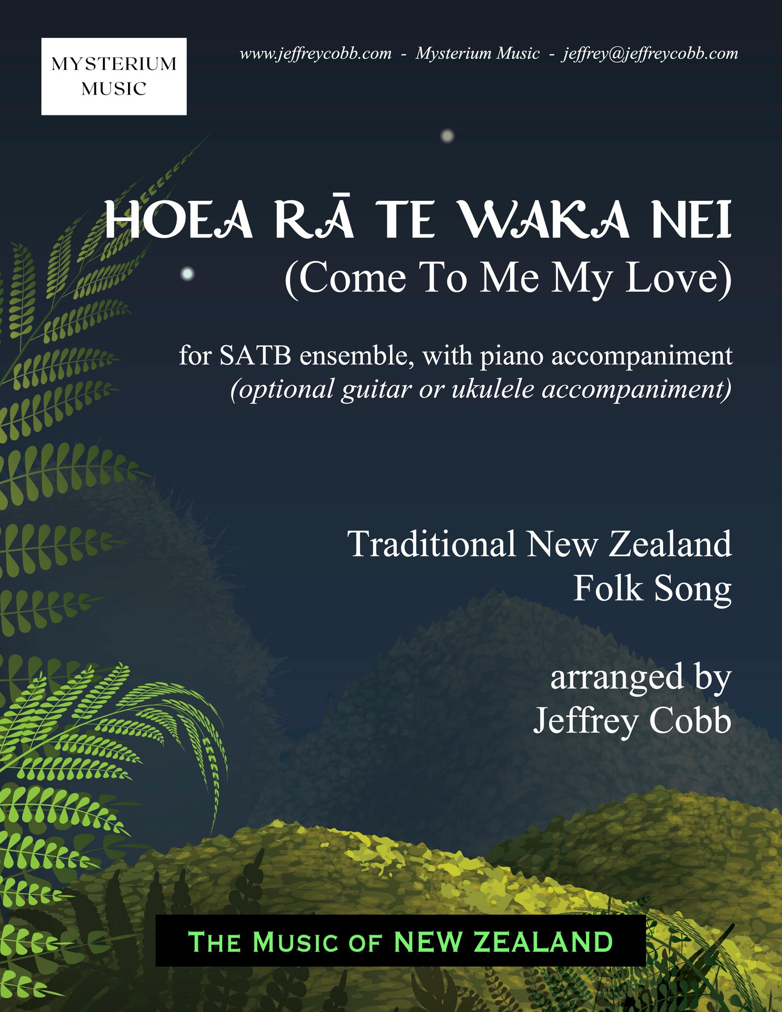 Hoea Ra Te Waka Nei Choral Sheet Music | J.W. Pepper