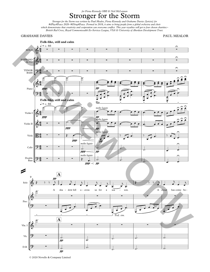 Stronger For The Storm Choral Sheet Music | J.W. Pepper