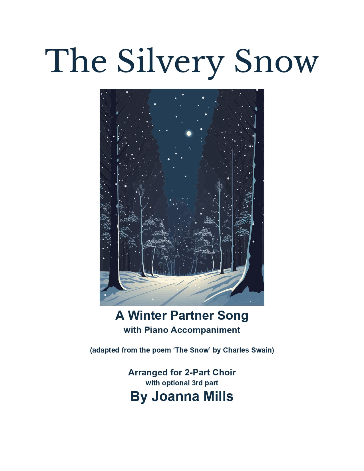The Silvery Snow Choral Sheet Music | J.W. Pepper