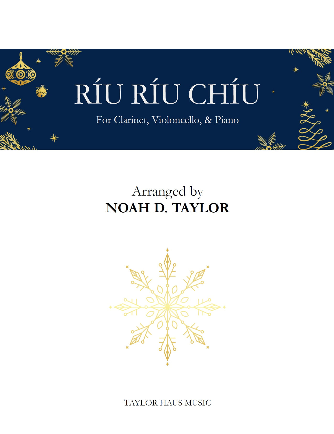 Riu Riu Chiu (Clarinet, Cello, and Piano) Sheet Music | J.W. Pepper