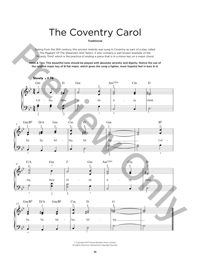 Coventry Carol | J.W. Pepper