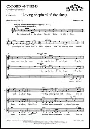 Loving Shepherd of Thy Sheep | J.W. Pepper