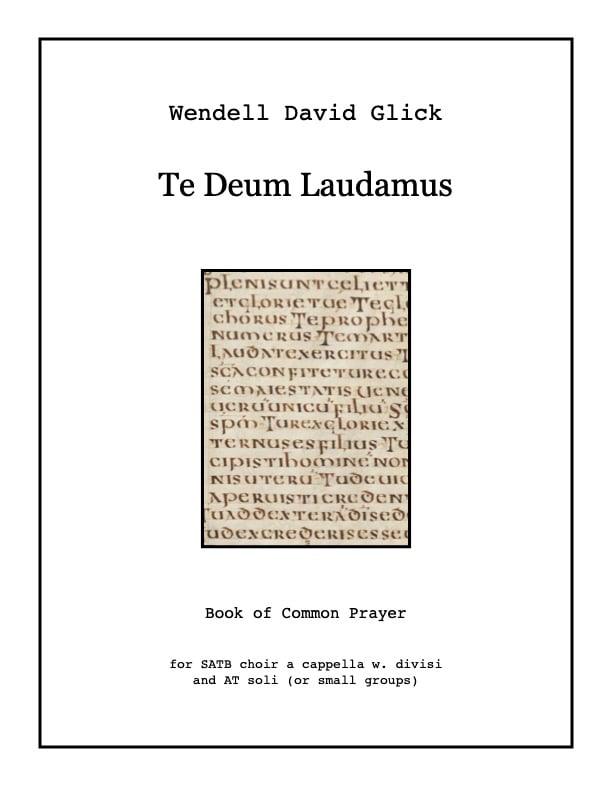 Te Deum Laudamus Choral Sheet Music | J.W. Pepper