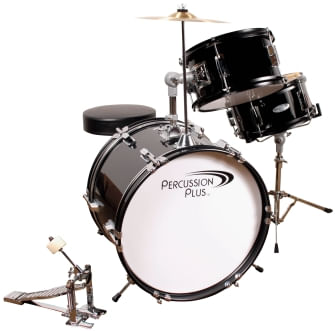 3-Piece Junior Drum Set with Cymbal & Throne | J.W. Pepper