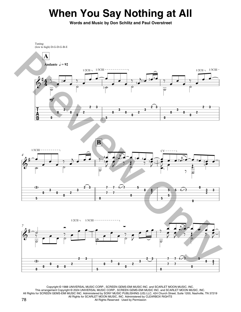 When You Say Nothing At All | J.W. Pepper