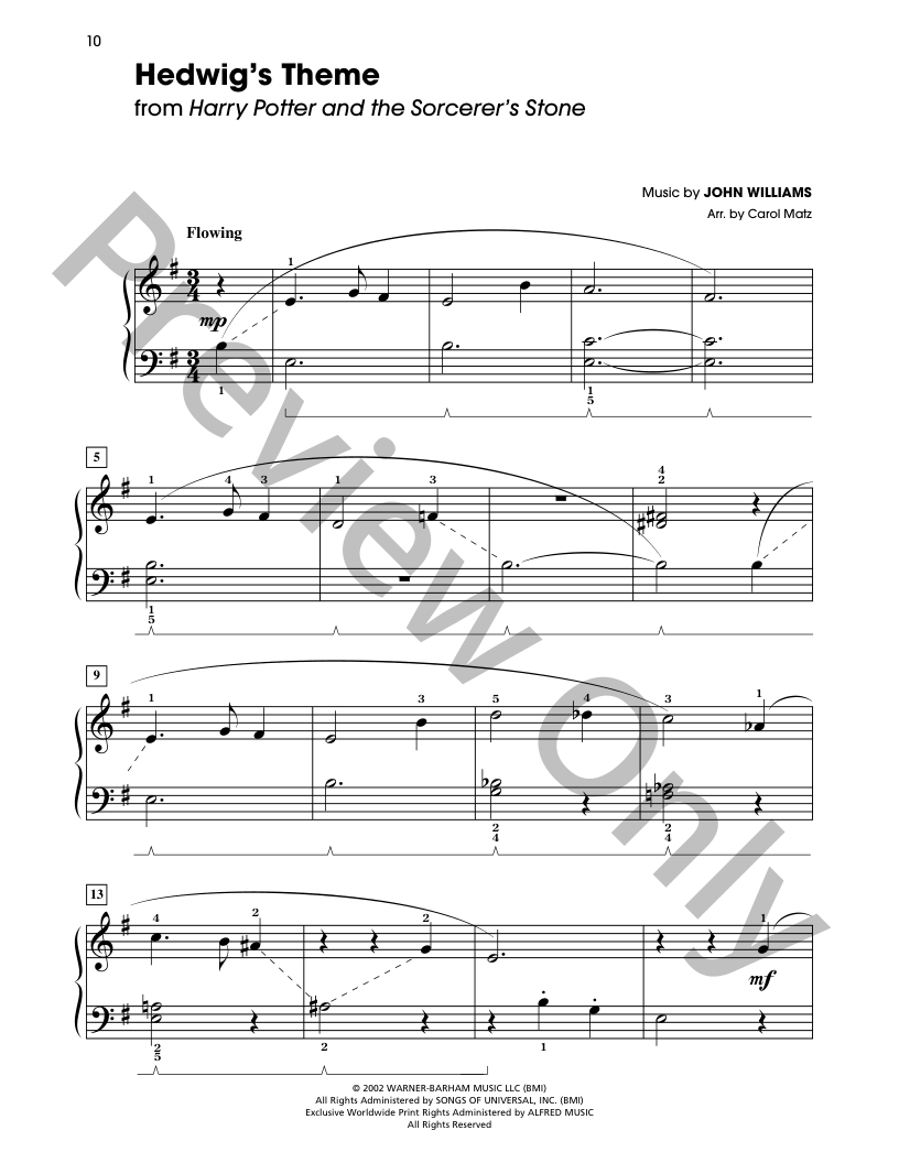 Hedwig's Theme | J.W. Pepper