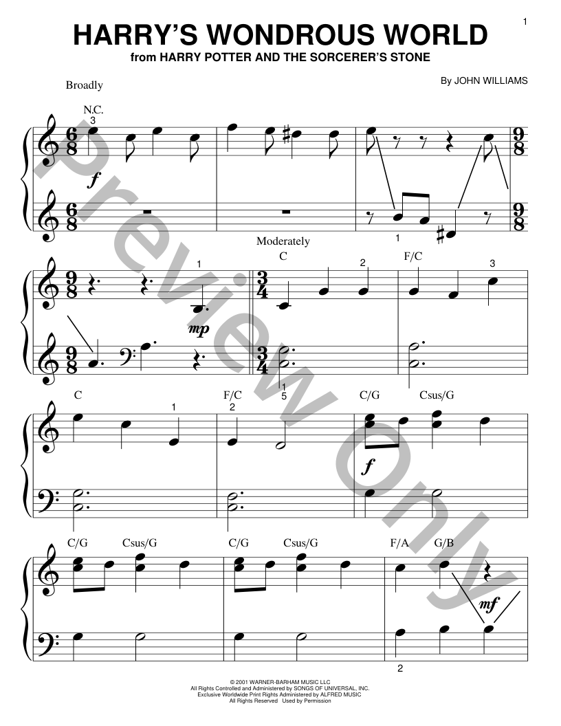 Harry's Wondrous World | J.W. Pepper