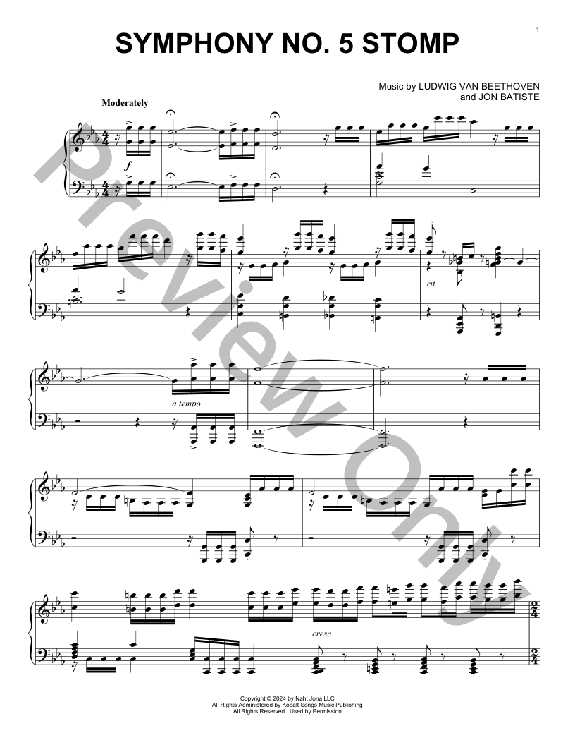 Symphony #5 Stomp | J.W. Pepper