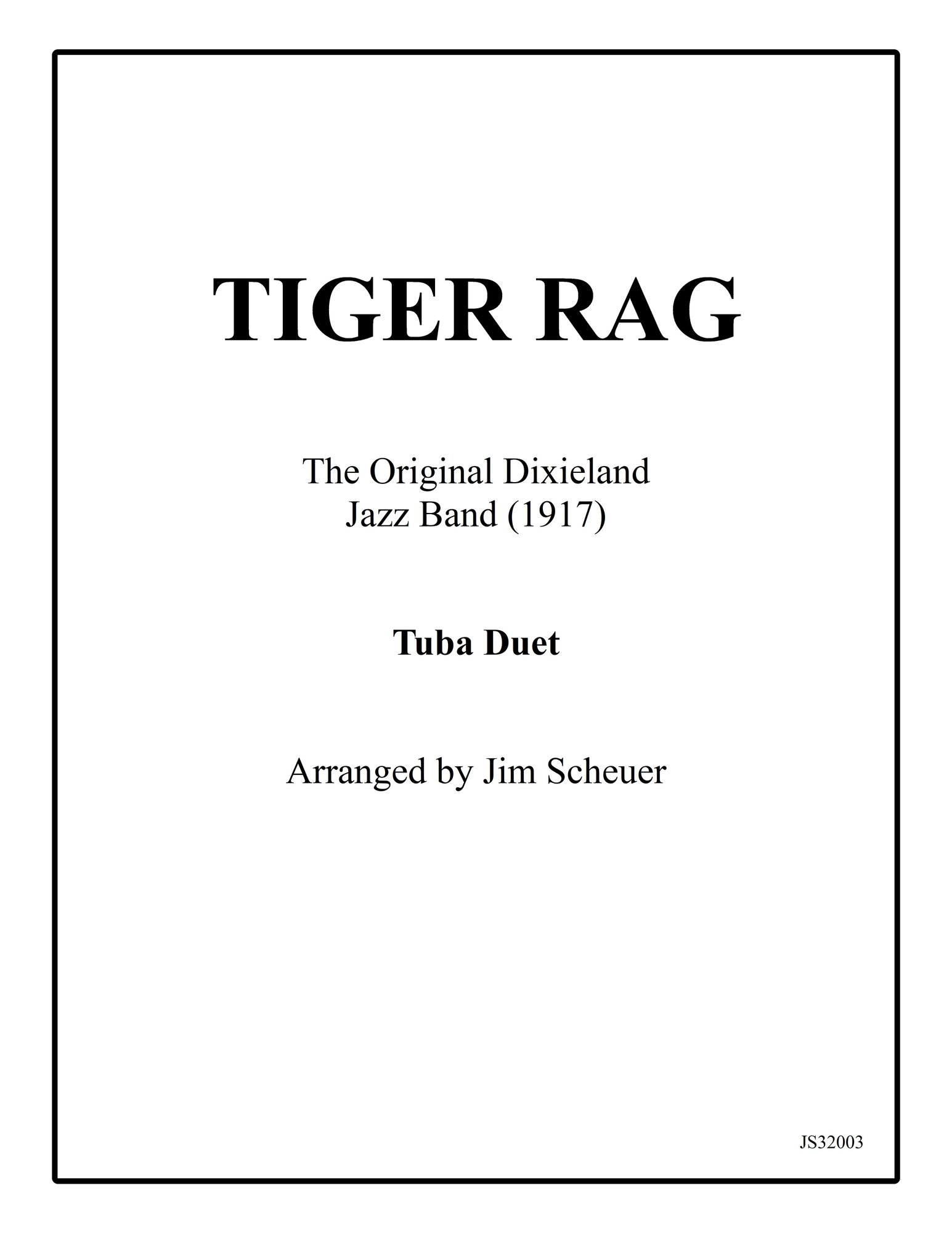 Tiger Rag | J.W. Pepper