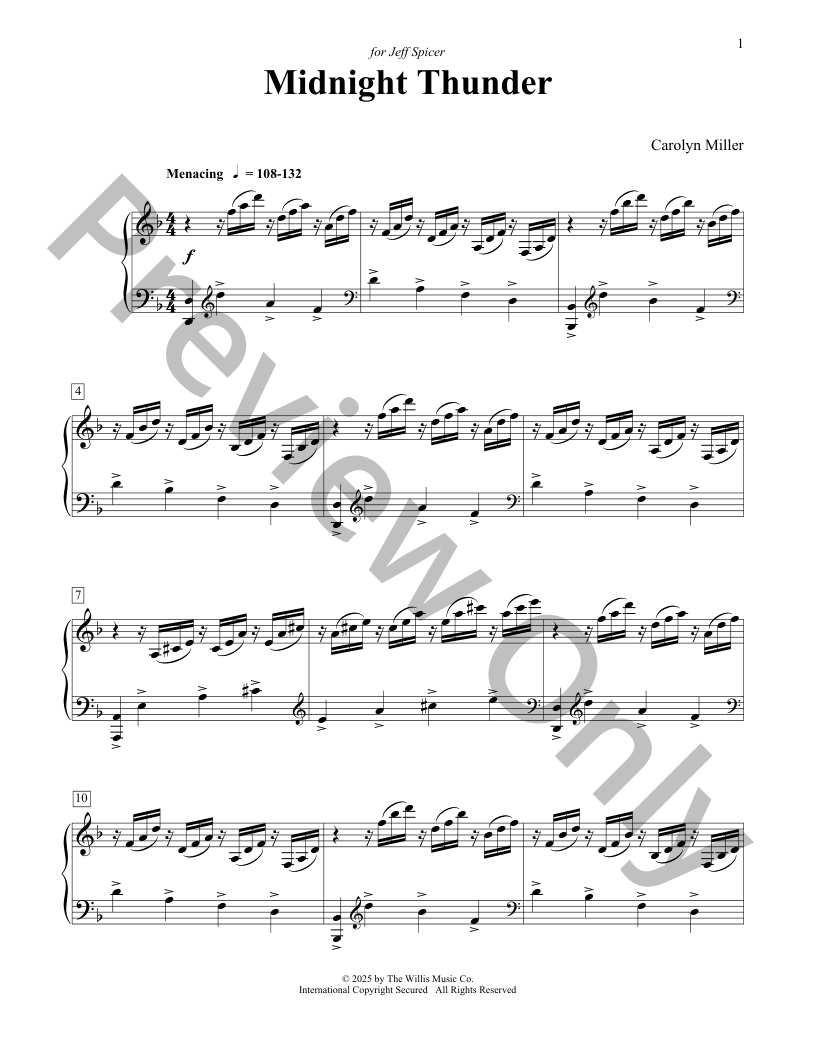 Midnight Thunder | J.W. Pepper