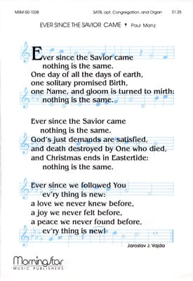 Ever Since the Savior Came | J.W. Pepper