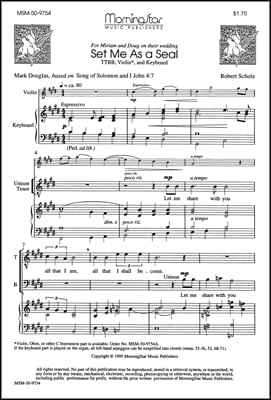 Set Me as a Seal Choral Sheet Music | J.W. Pepper
