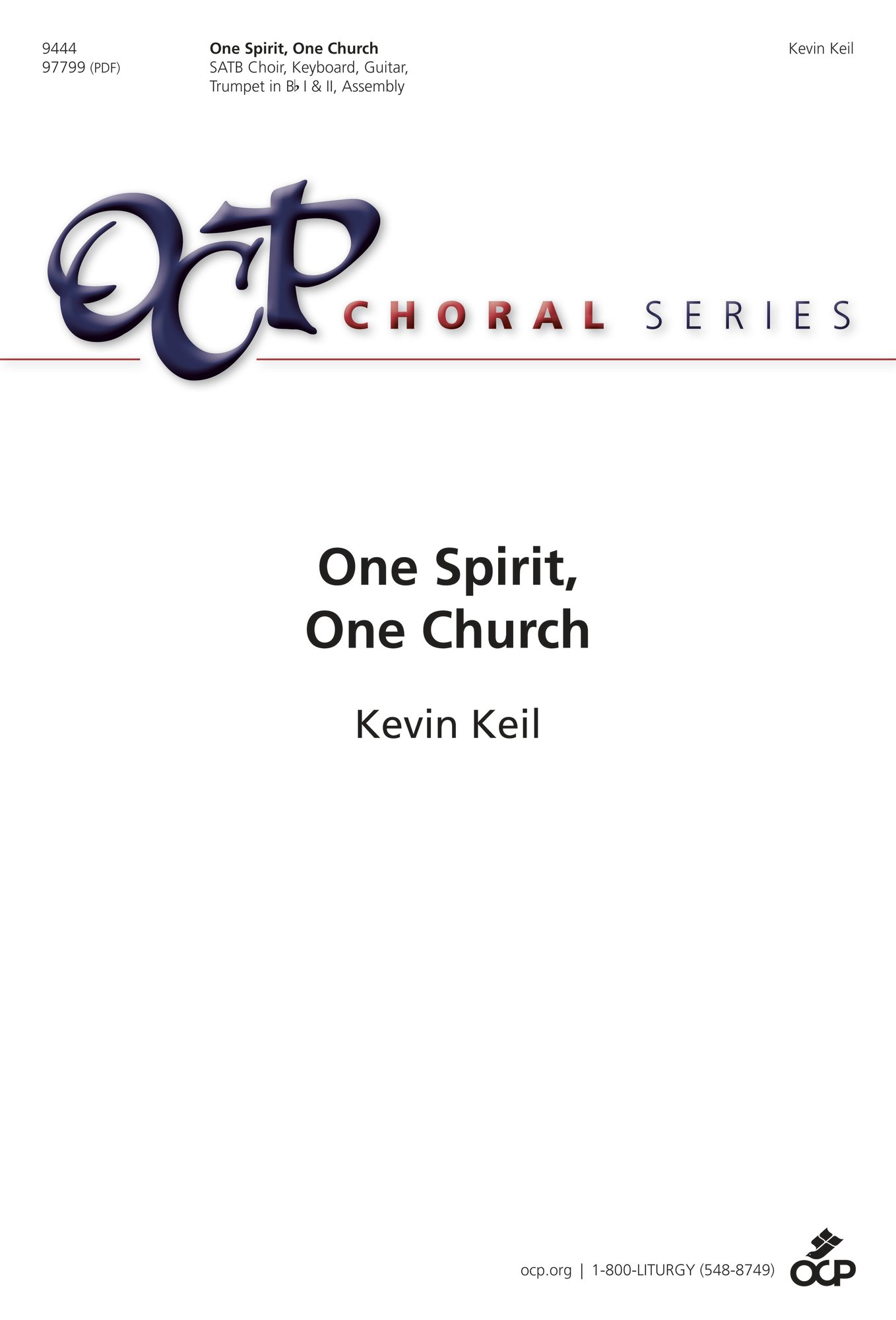 One Spirit One Church | J.W. Pepper