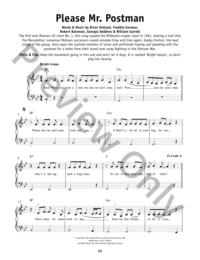 Please Mister Postman | J.W. Pepper