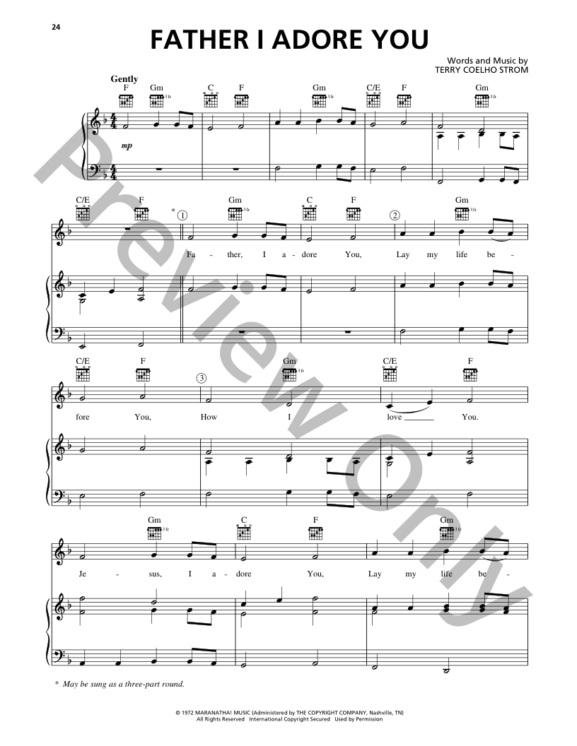 Father I Adore You | J.W. Pepper