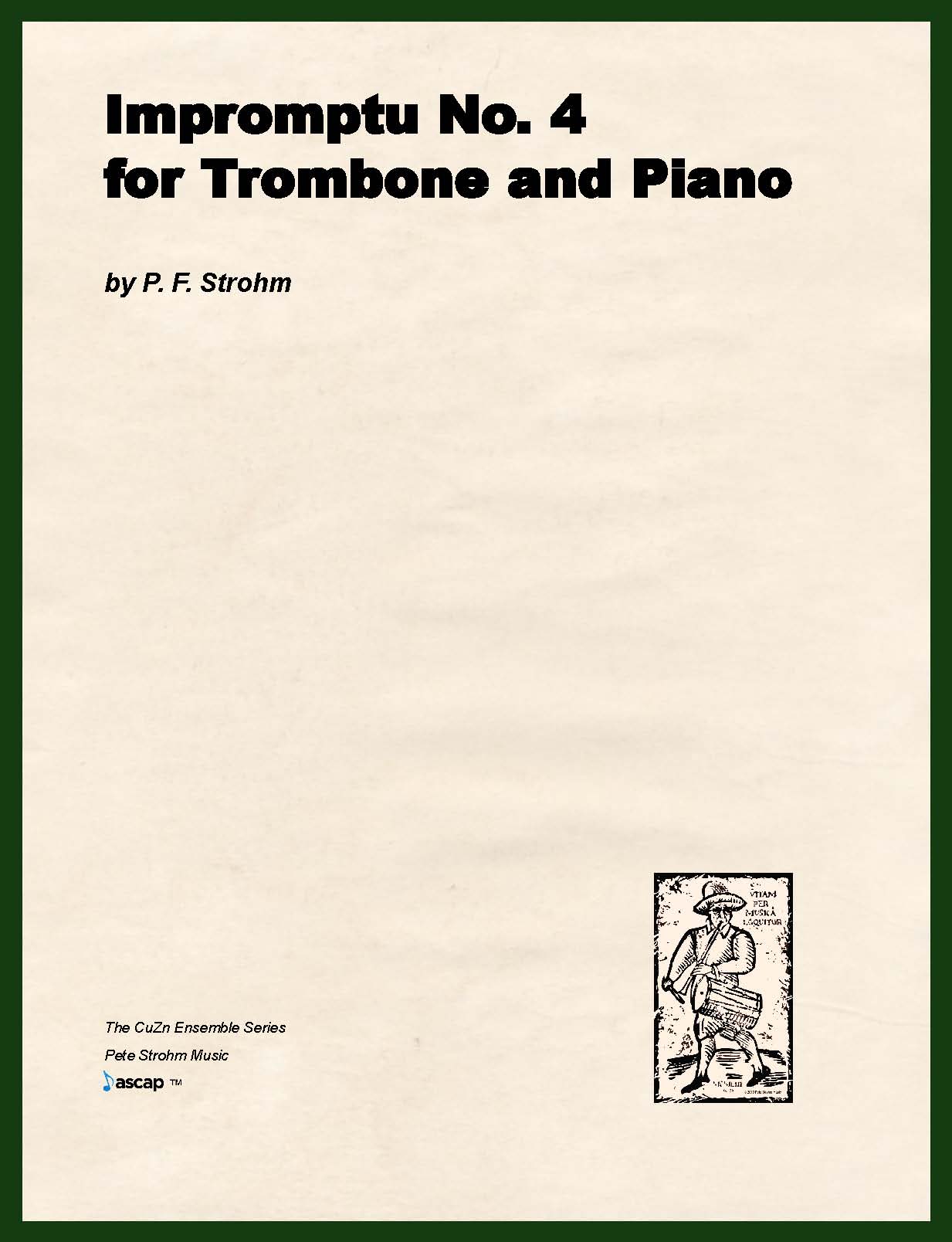 Impromptu No. 4 for Trombone and Piano | J.W. Pepper