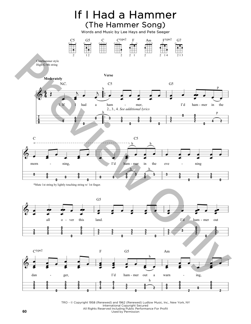 If I Had A Hammer (The Hammer Song) | FastStore PDP