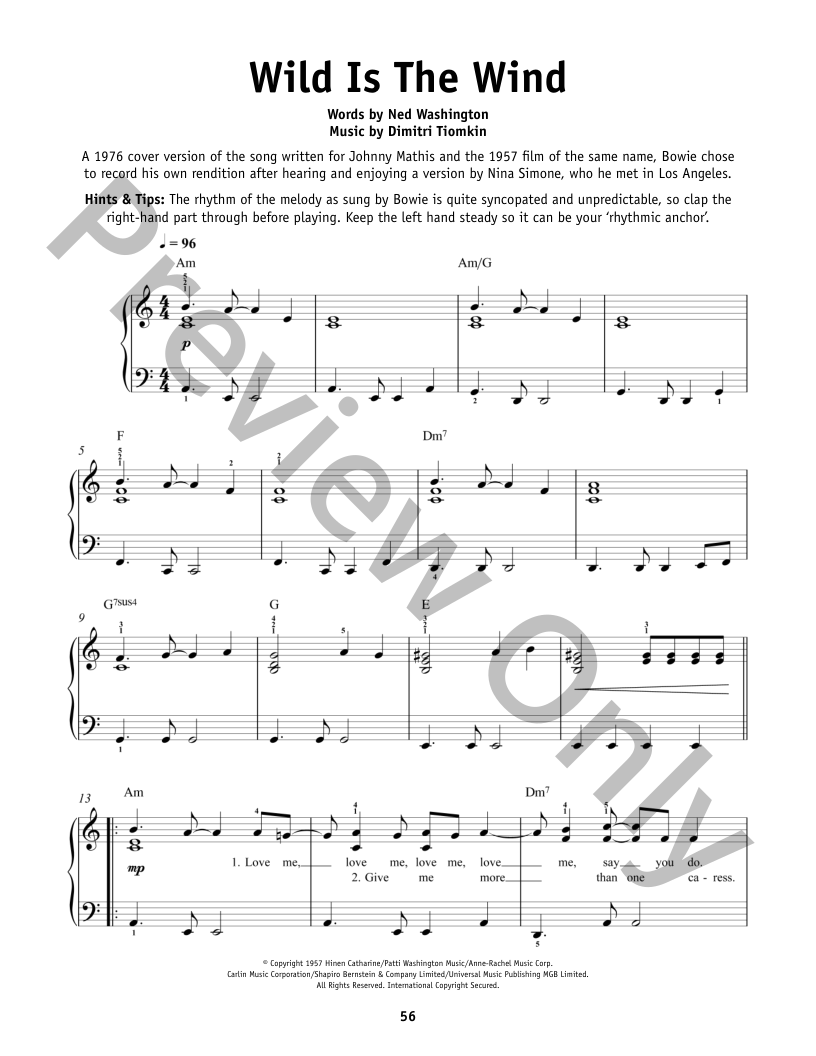 Wild Is The Wind | J.W. Pepper