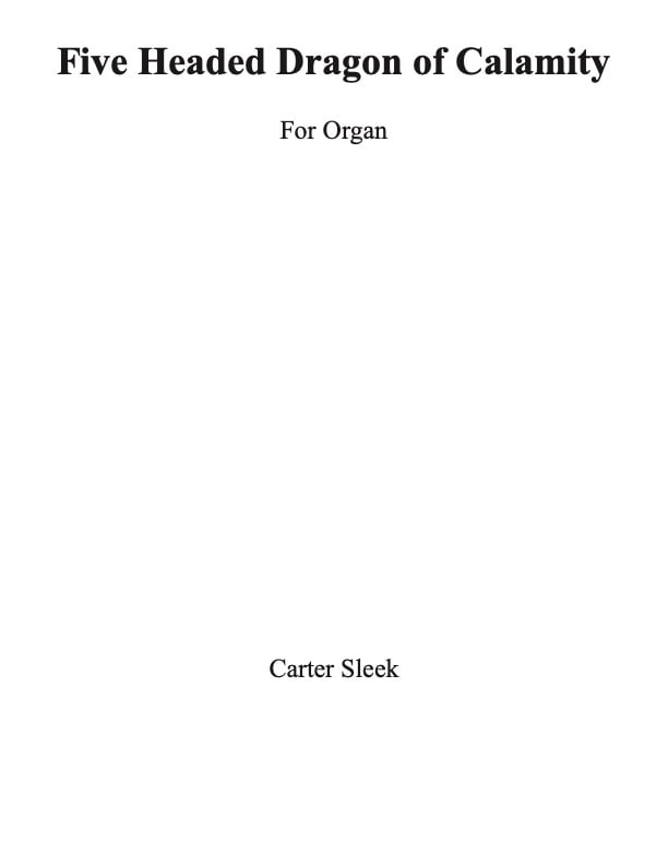 Five Headed Dragon of Calamity | J.W. Pepper