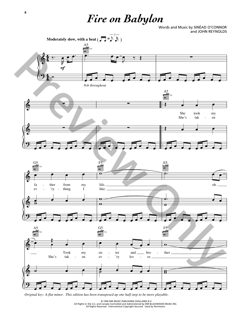 Fire On Babylon | J.W. Pepper