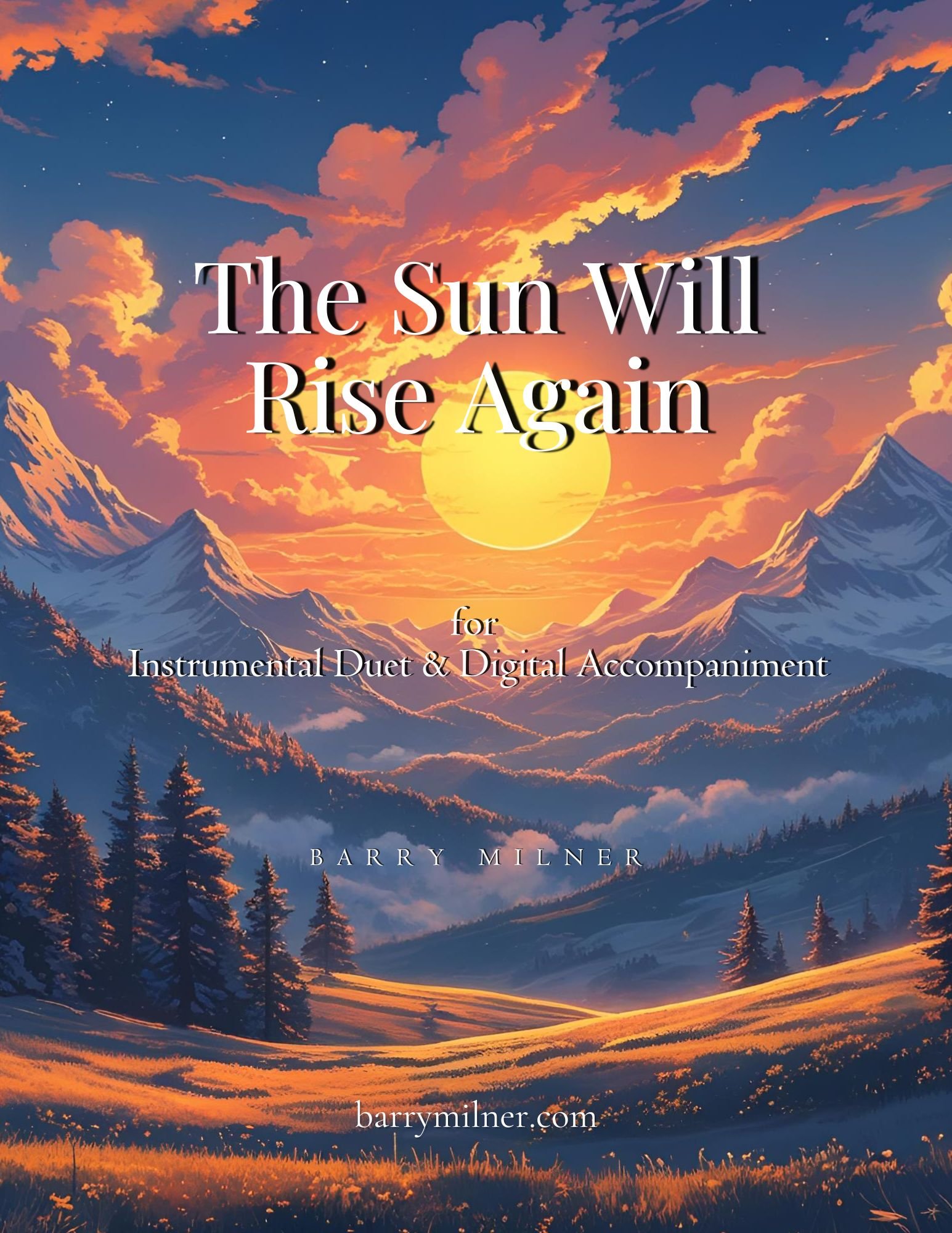 The Sun Will Rise Again - Score + Part Bundle (Eng. Hn. + Alto Sax/Bari Sax) | J.W. Pepper