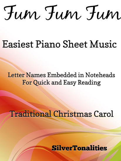 Fum Fum Fum Easy Piano Sheet Music 2nd Edition Easy Piano Sheet Music ...