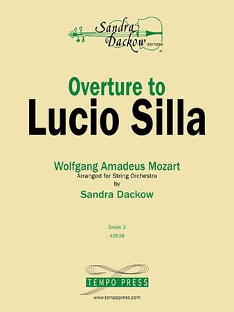 Overture to Lucio Silla Orchestra Sheet Music | J.W. Pepper