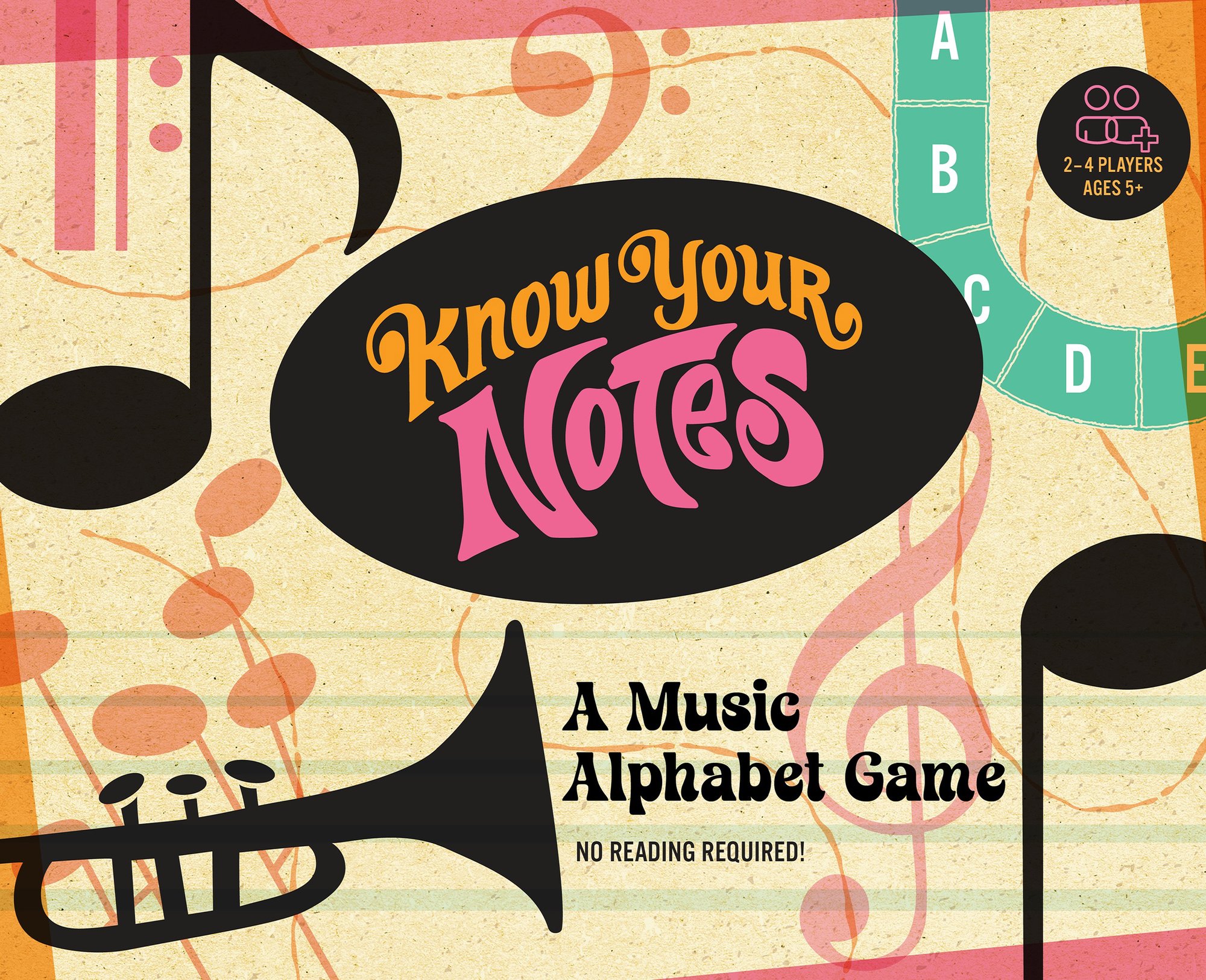 Know Your Notes: A Music Alphabet Game Elementary Games & Activities ...
