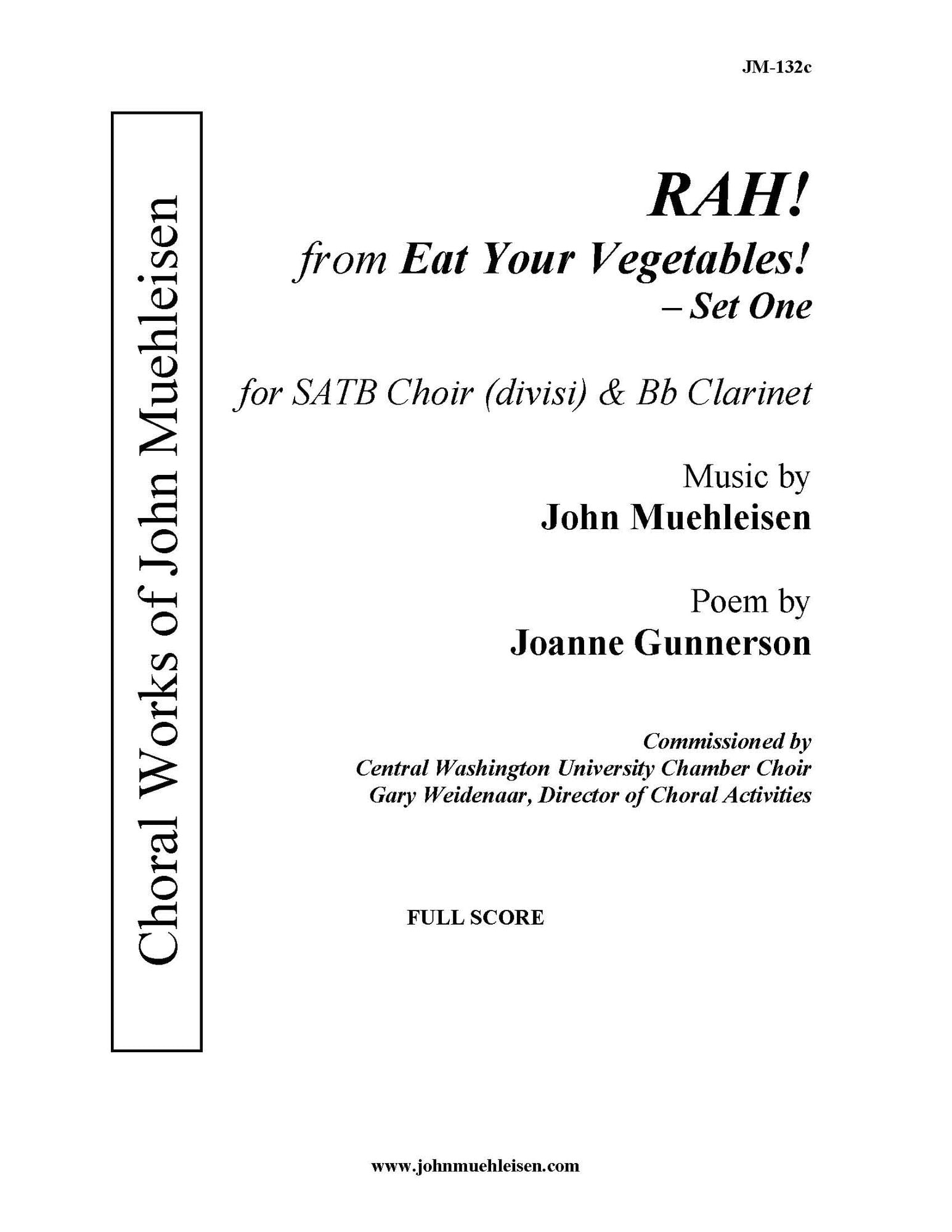 RAH! from Eat Your Vegetables! - Set One | J.W. Pepper