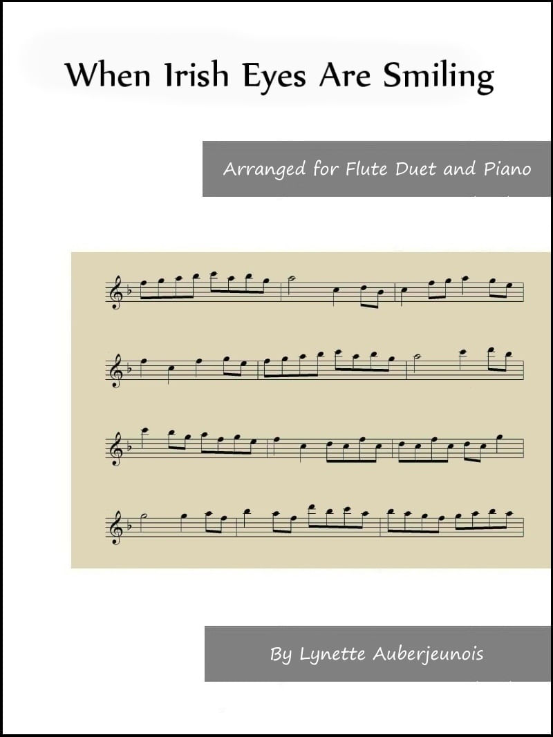 When Irish Eyes Are Smiling - Flute Duet and Piano | J.W. Pepper