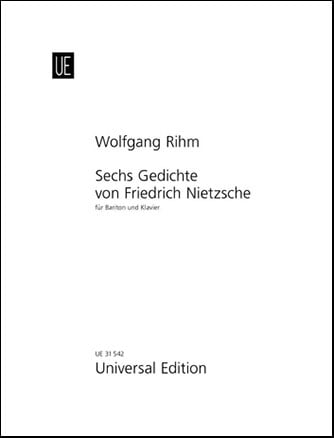 Six Poems by F Nietzsche-Study Scor | J.W. Pepper