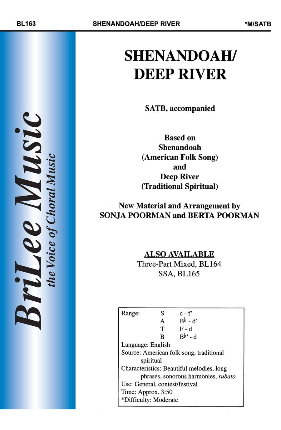Shenandoah/Deep River | J.W. Pepper