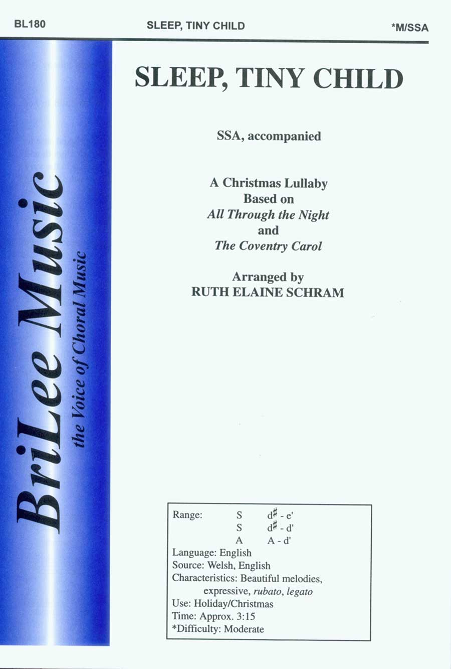 Sleep Tiny Child | J.W. Pepper