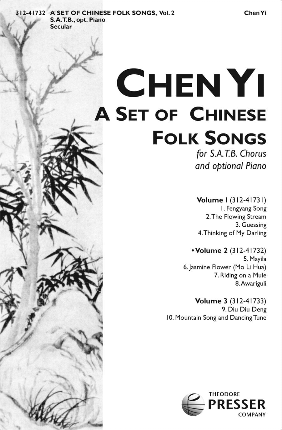 Set of Chinese Folk Songs Vol 2 Choral Sheet Music | J.W. Pepper