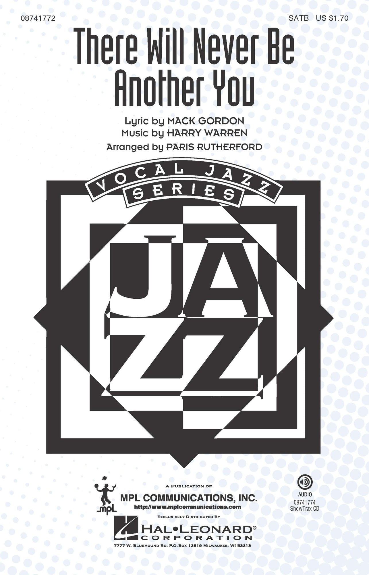 There Will Never Be Another You Choral Sheet Music | J.W. Pepper