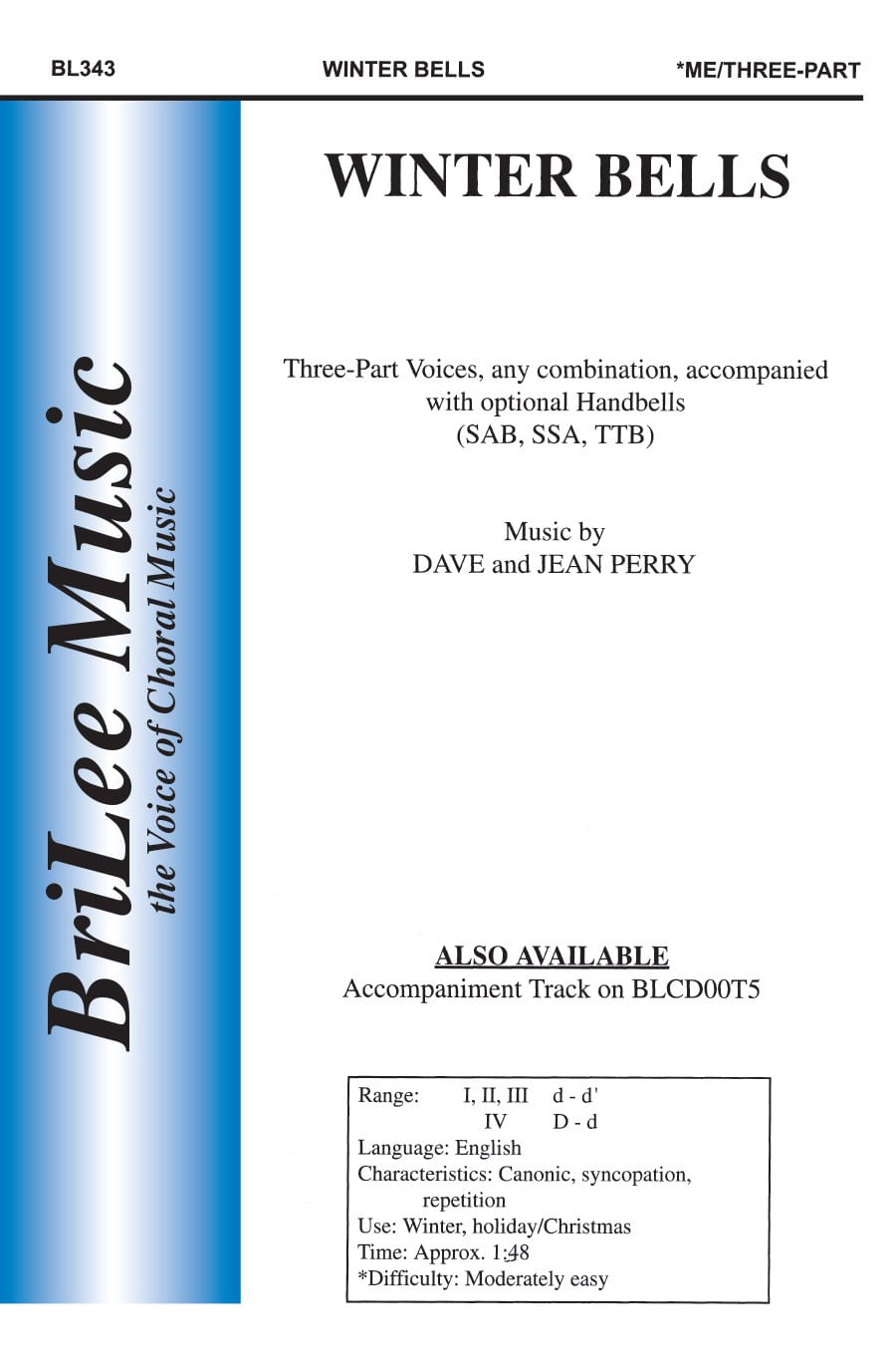 Winter Bells Choral Sheet Music | J.W. Pepper