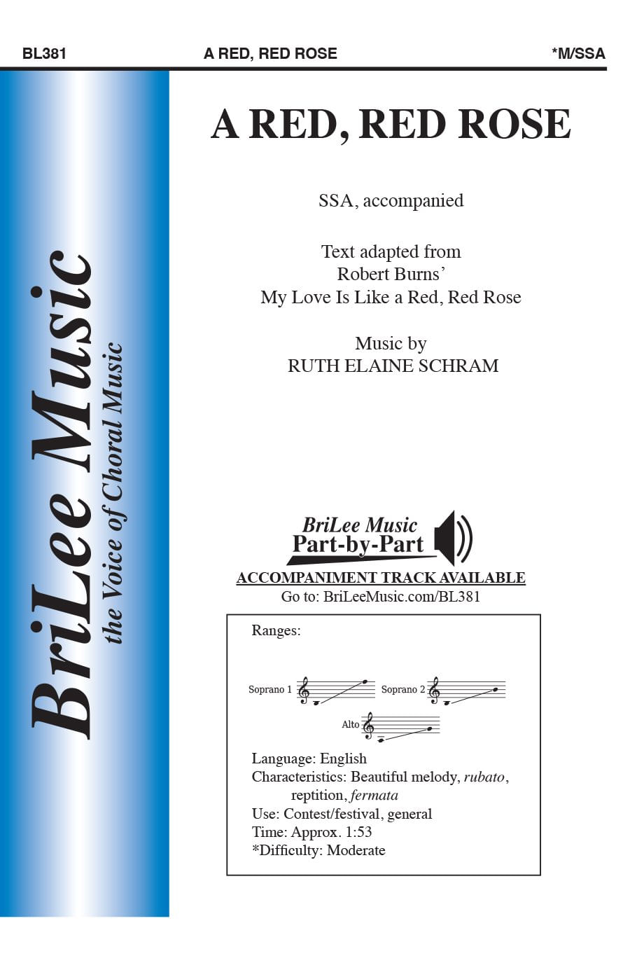 Red Red Rose Choral Sheet Music | J.W. Pepper